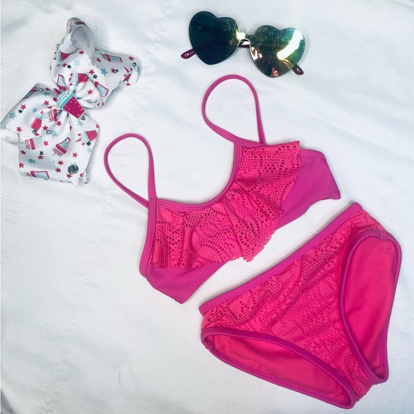 SO | Swim | Bright Pink Girls Bikini Bathing Suit | Poshmark